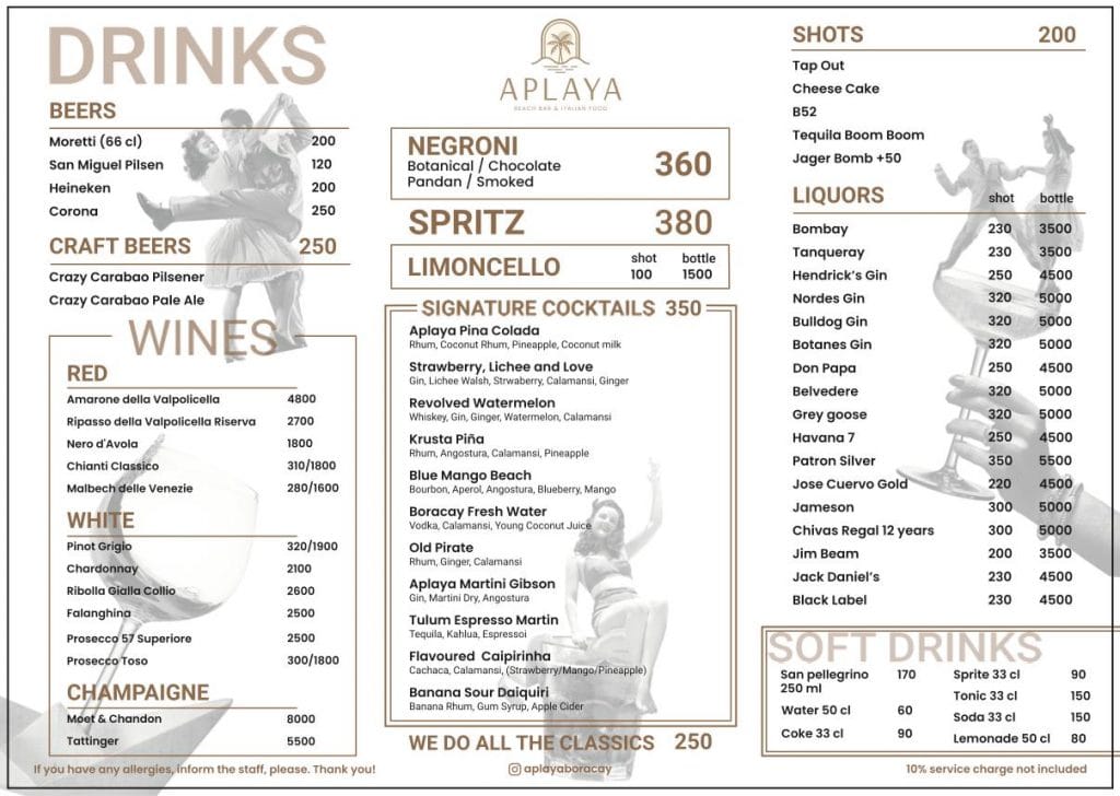 Aplaya Beach Bar & Restaurant: Best Breakfast Spot in Boracay Island ...